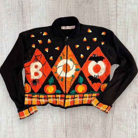 Lauren Hansen | Sweaters | Vintage Lauren Hansen Zip Front Cardigan ...